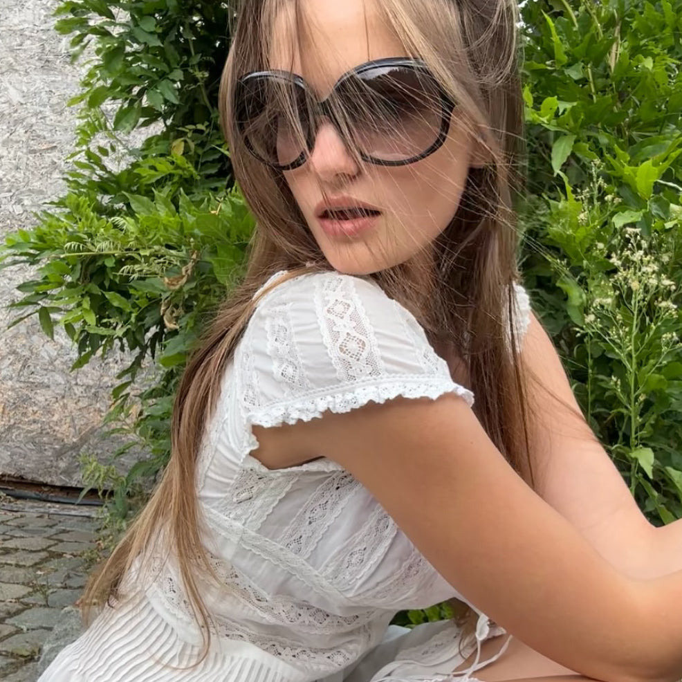 Christian Dior Black Vintage 2000s y2k Sunglasses – xovintage