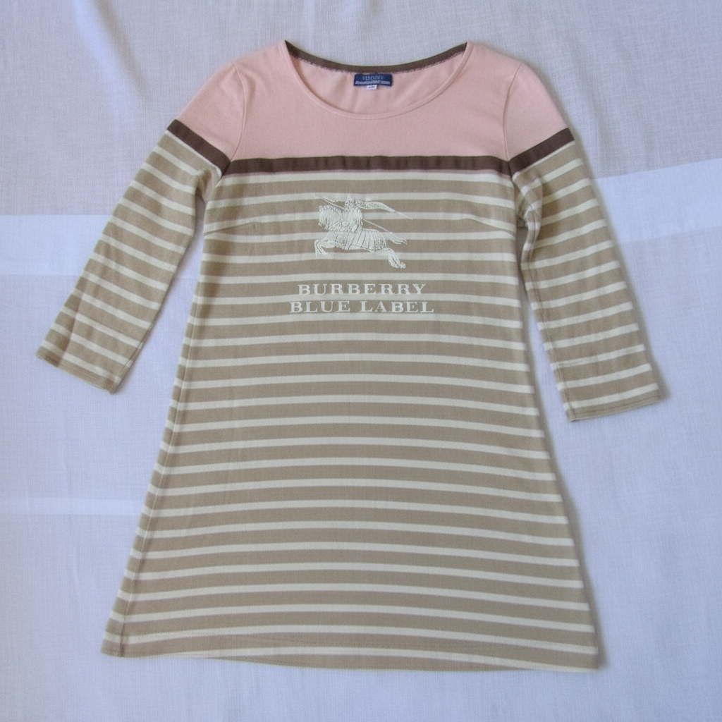 burberry blue label vintage neapolitan girly mini dress – xovintage